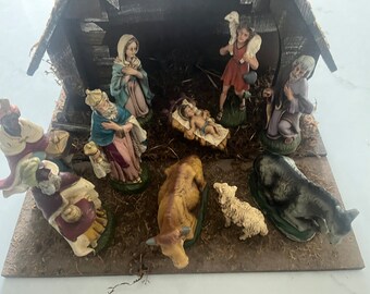 Nativity Set Vintage Italian - Etsy