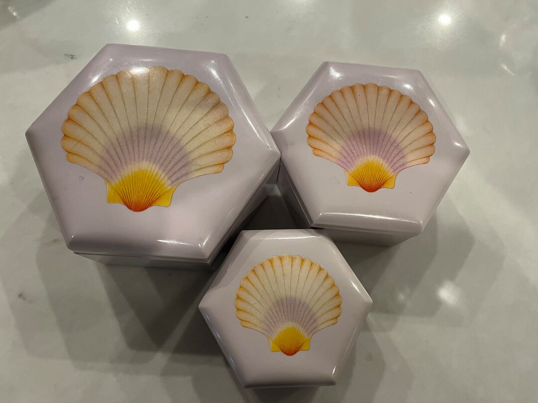 Lavender Shell Nesting Boxes - Etsy