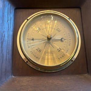 Vintage Springfield Barometer and Thermometer Wall Hanging - Etsy