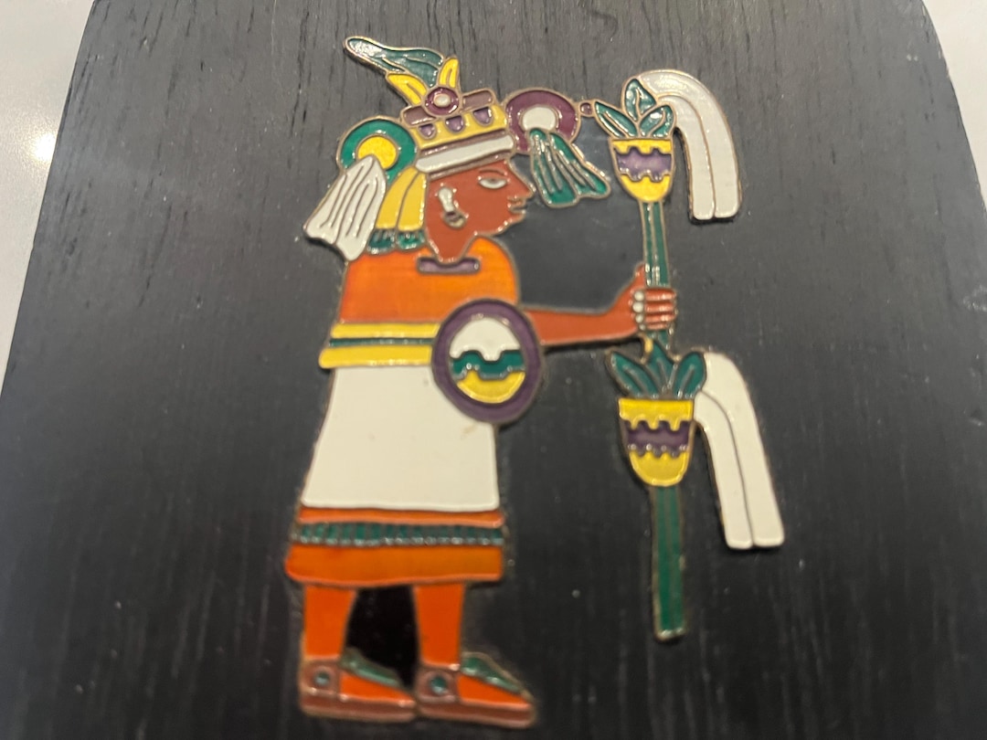 Vintage Aztec Deity Uixtocihuati Goddess of Salt and Salt Water Wall ...