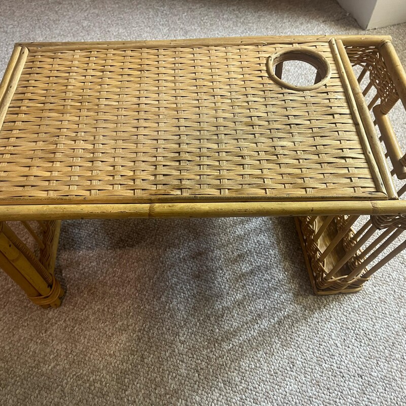 Vintage Rattan Bed - Etsy
