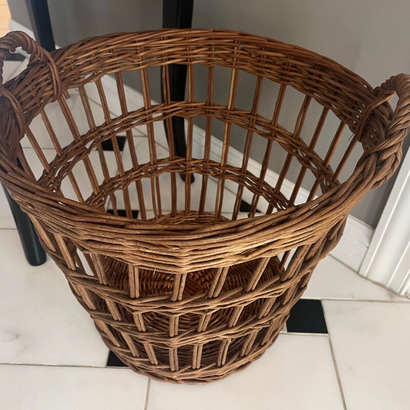 Large Wicker Basket - Etsy