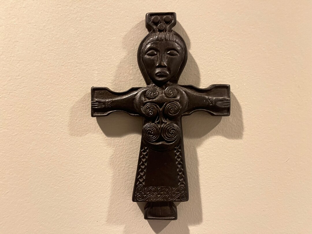 Vintage Irish Robed Christ Cross - Etsy