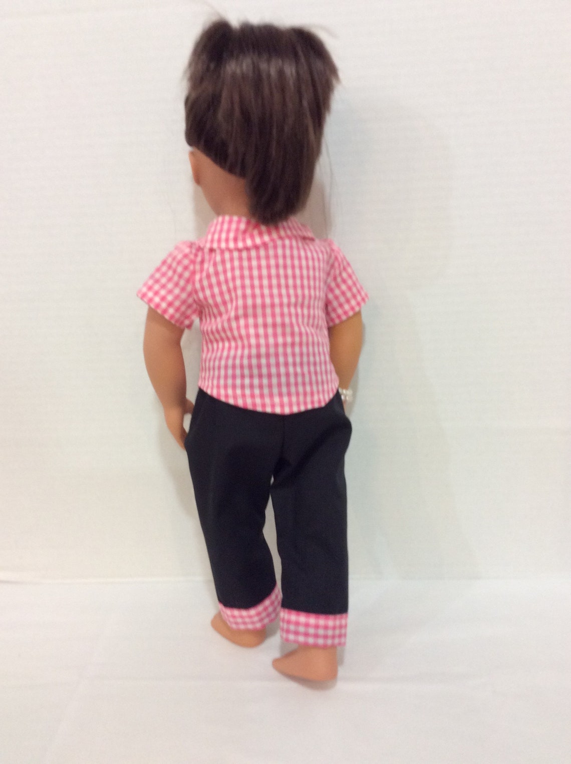 18 Inch Doll Pants Set Peasant Blouse With Elastic-waisted Pants Choice ...