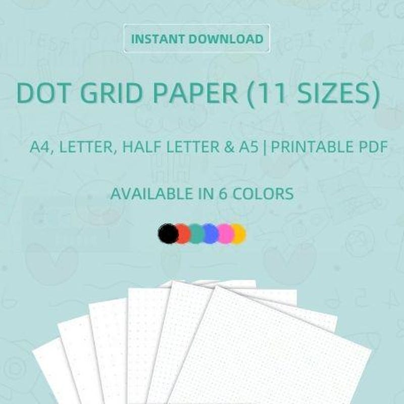 Dot Grid Notebook - Etsy