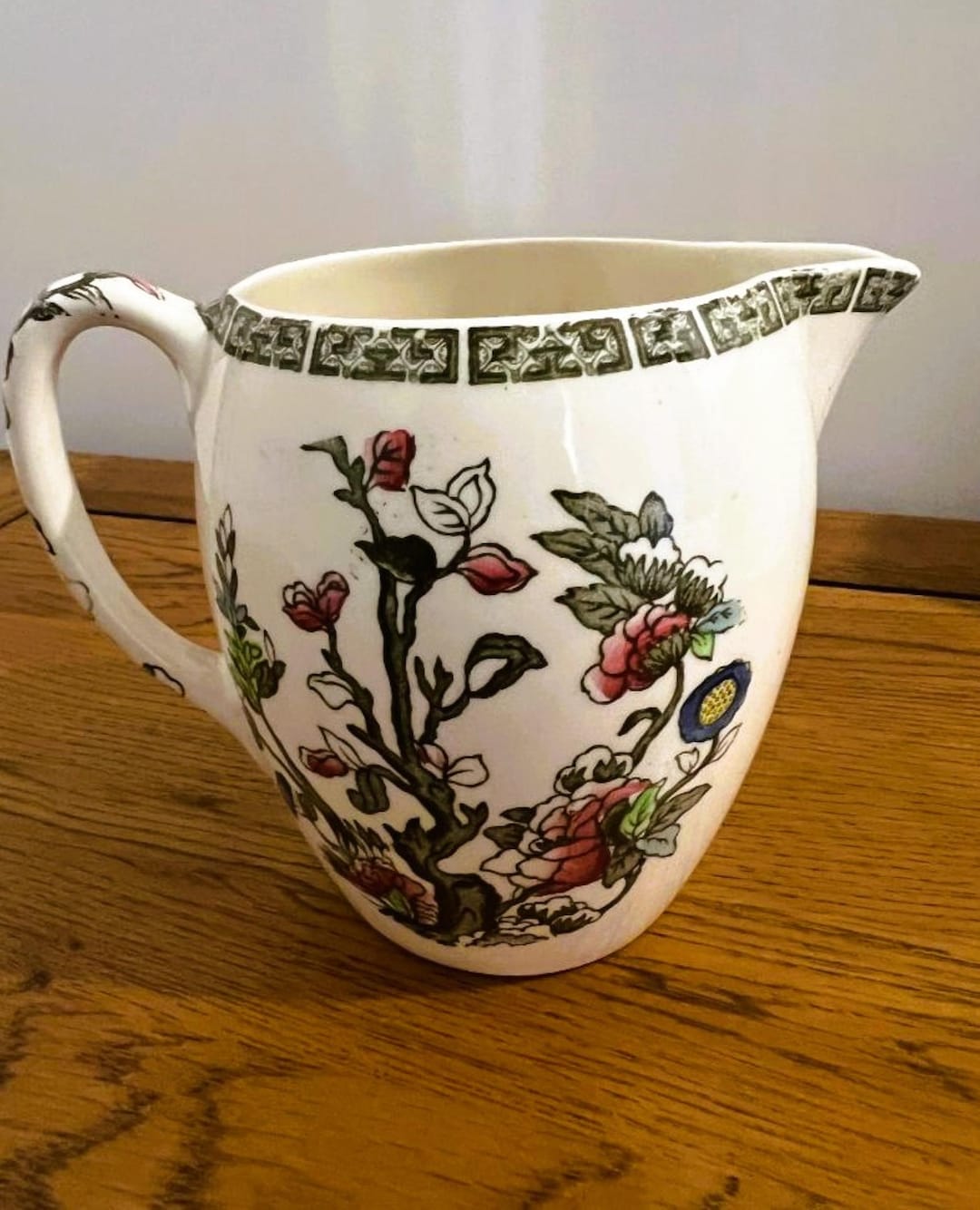 Johnson Bros England Indian Tree Jug, Johnson Bros Pottery - Etsy