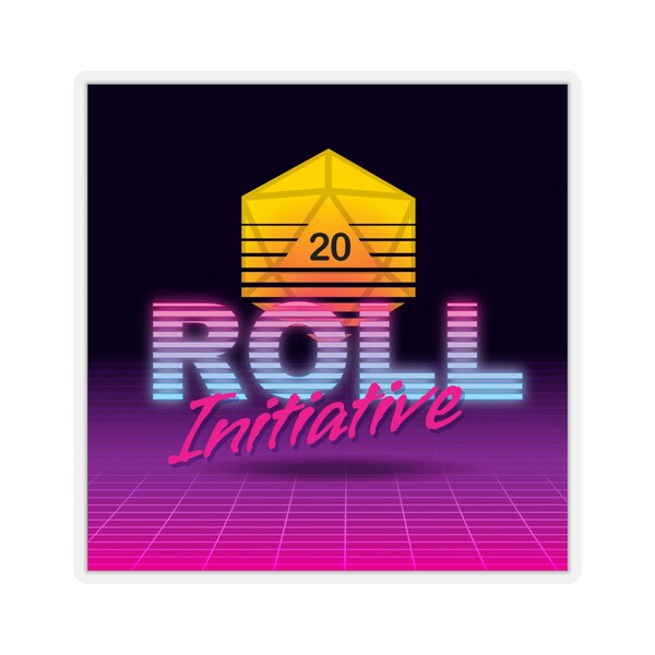 Roll Initiative Sticker - Etsy