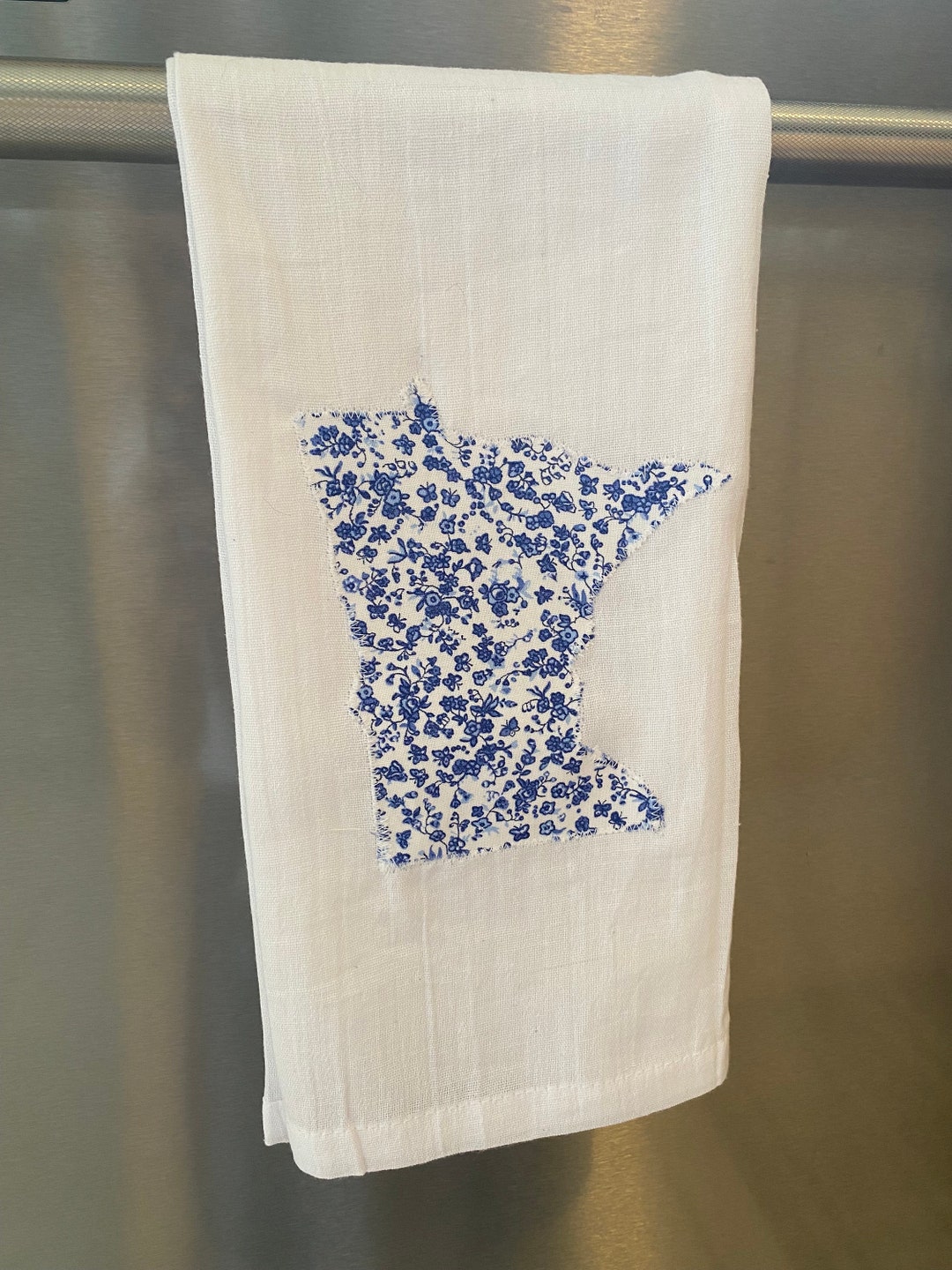 Super Cute Minnesota Blue and White Striped Kitchen Towel-cute Mother’s ...