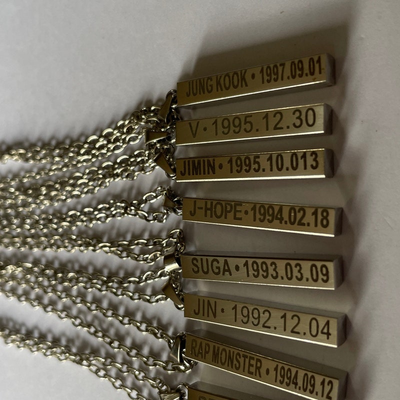 Bts Necklace - Etsy