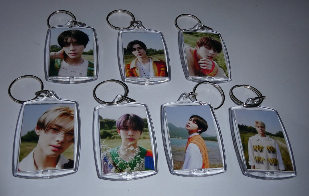 KPOP Boy Band Enhypen Orange Blood Keyrings - Etsy