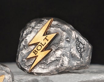 Lightning Ring - Etsy