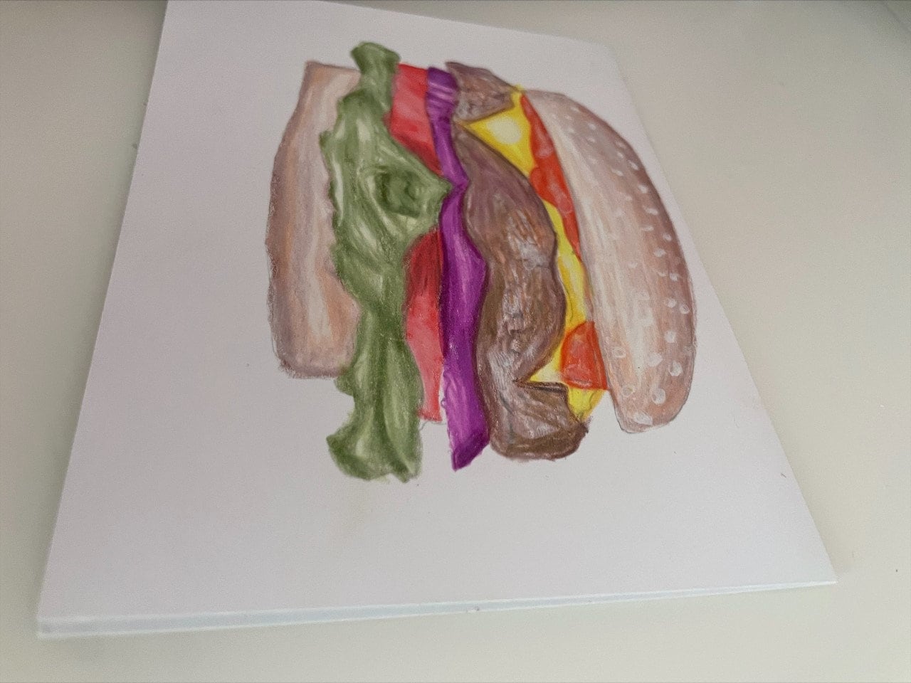 Custom Made Color Pencil Drawing on Card - Etsy