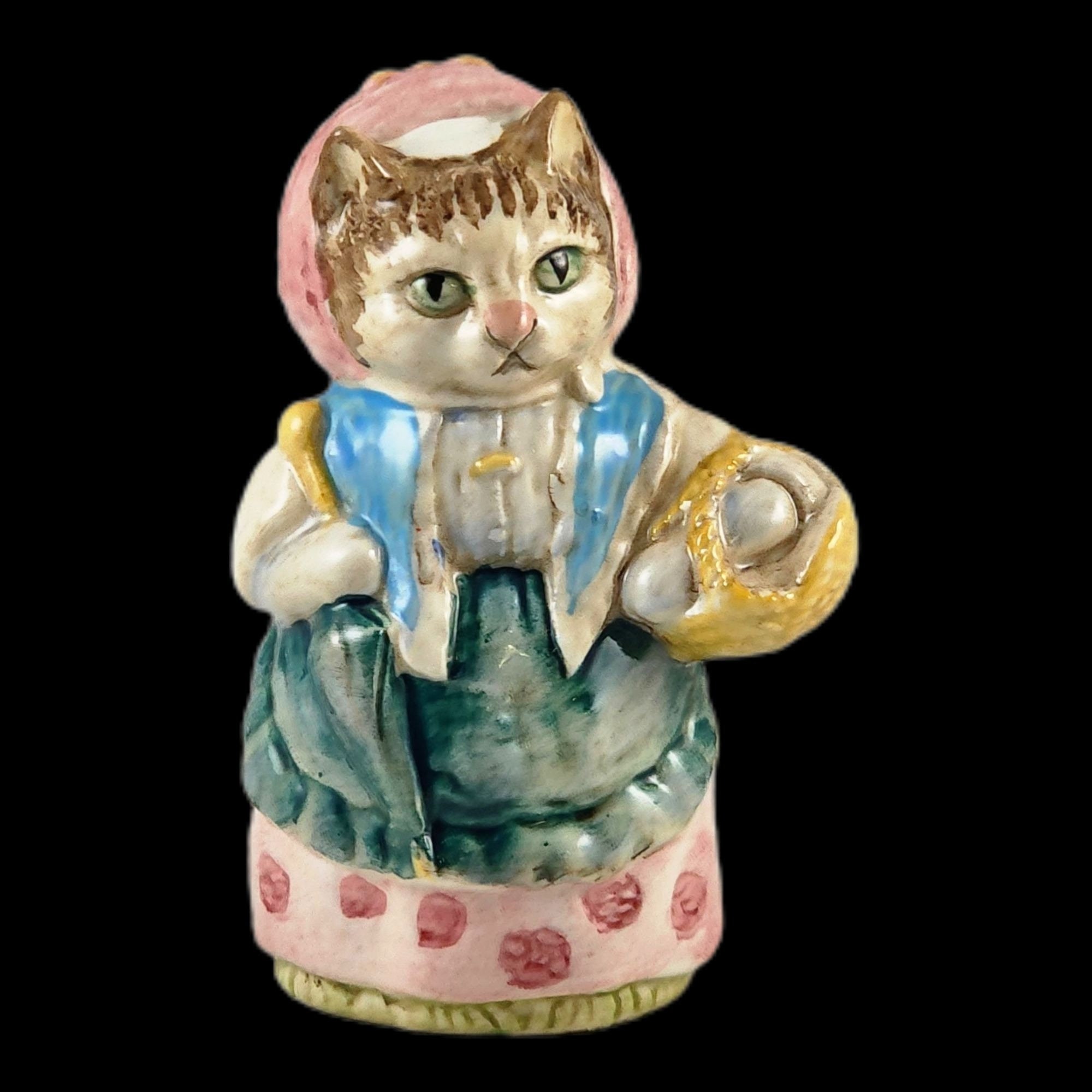 Beatrix Potter Figurine England Cousin Ribby Cat Peter Rabbit - Etsy