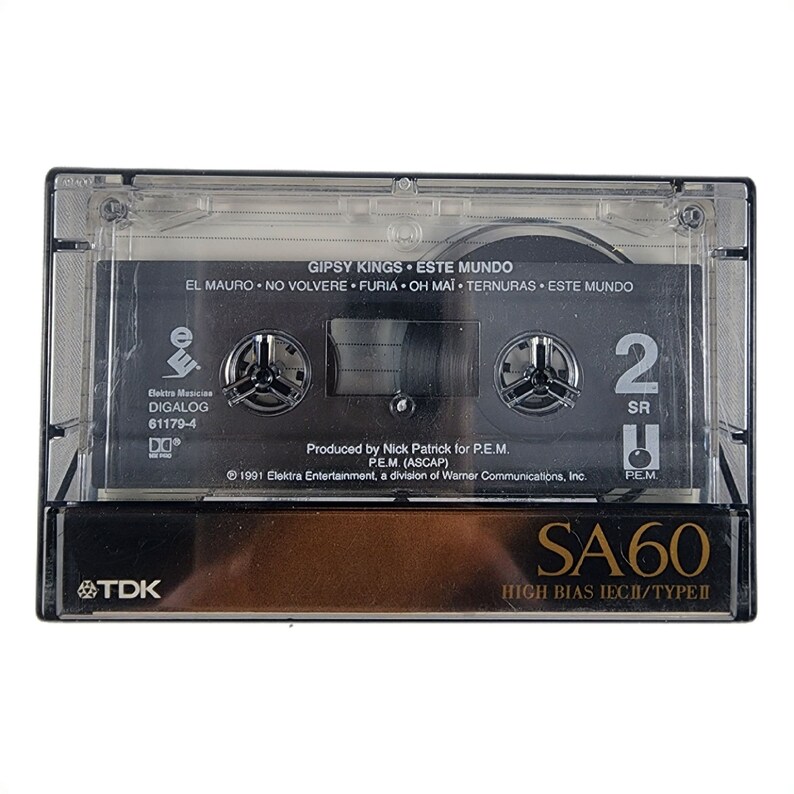 Gipsy Kings Este Mundo Cassette Tape 1991 Elektra Rumba Flamenco Salsa ...