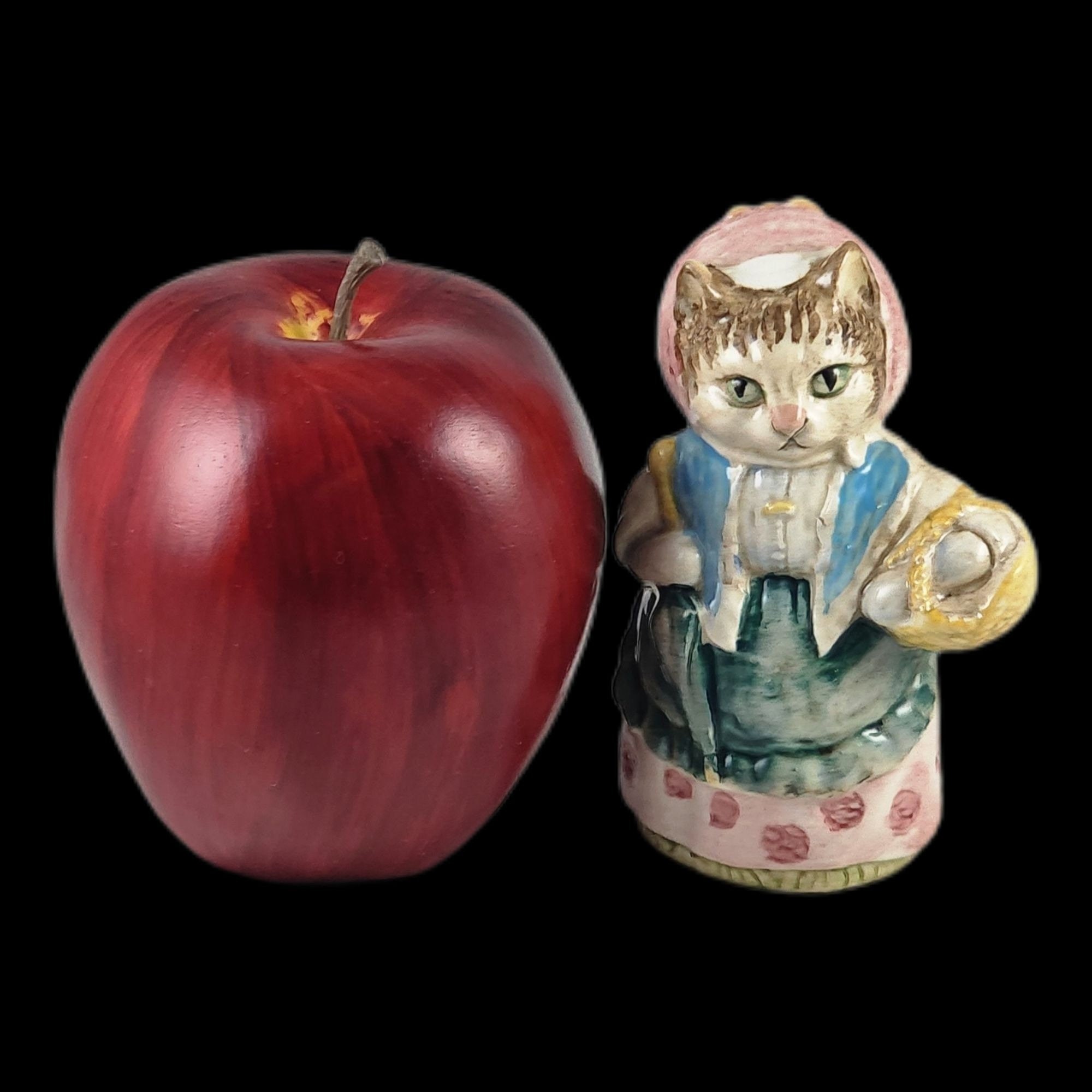 Beatrix Potter Figurine England Cousin Ribby Cat Peter Rabbit - Etsy