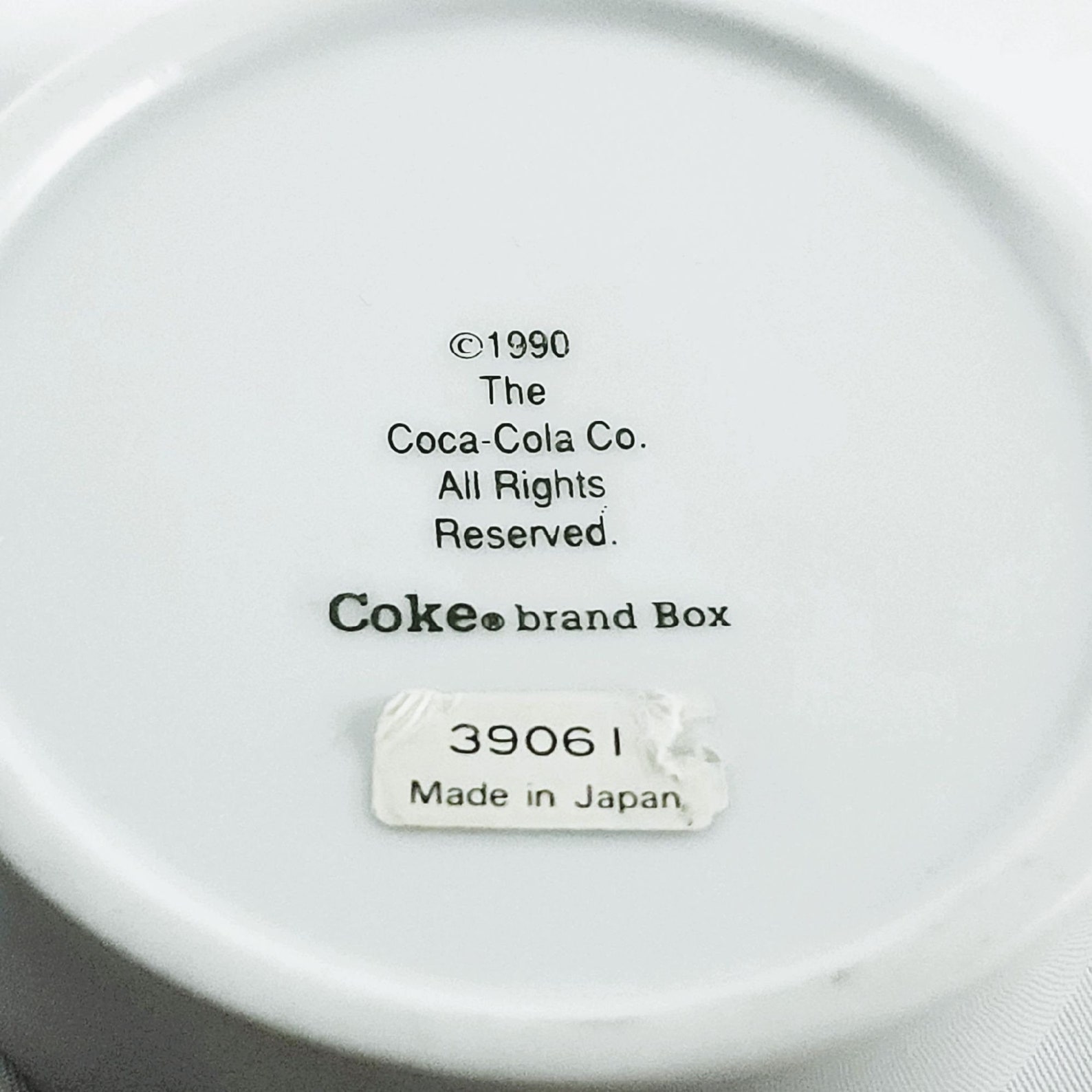 1990 Coca Cola Trinket Box Vintage Porcelain Coke Keepsake - Etsy