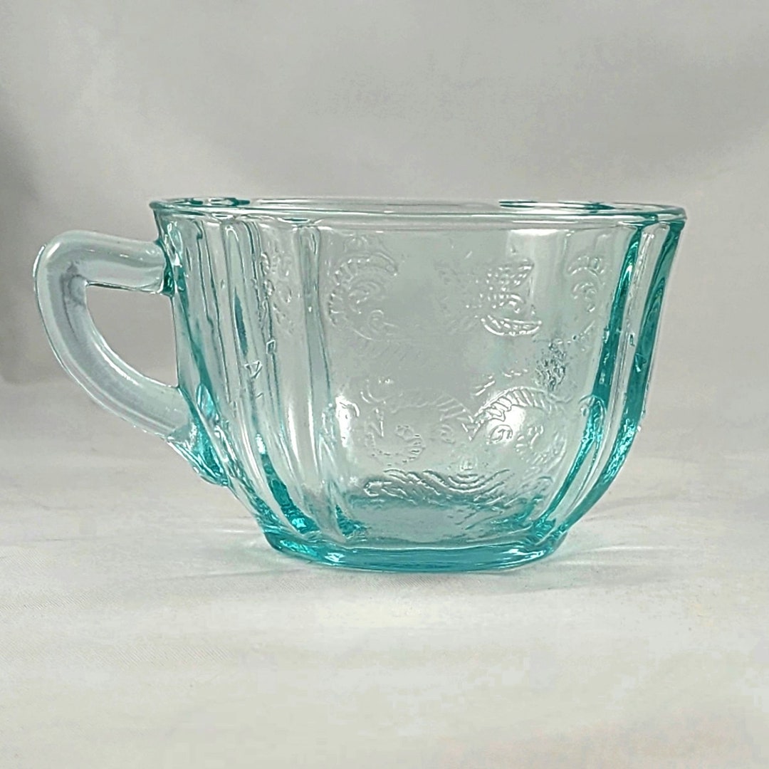 Vintage Indiana Glass Teacup Madrid Pattern Recollection Etsy