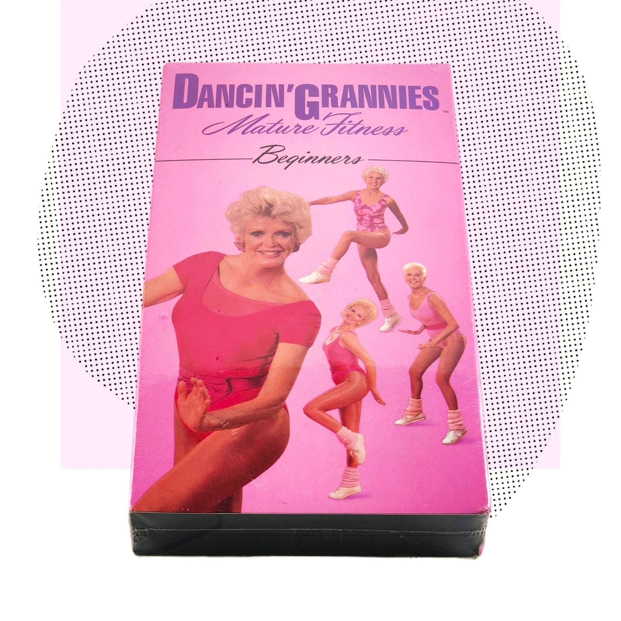 Vintage Dancin Grannies Mature Fitness VHS Workout Tape Over the Hill ...
