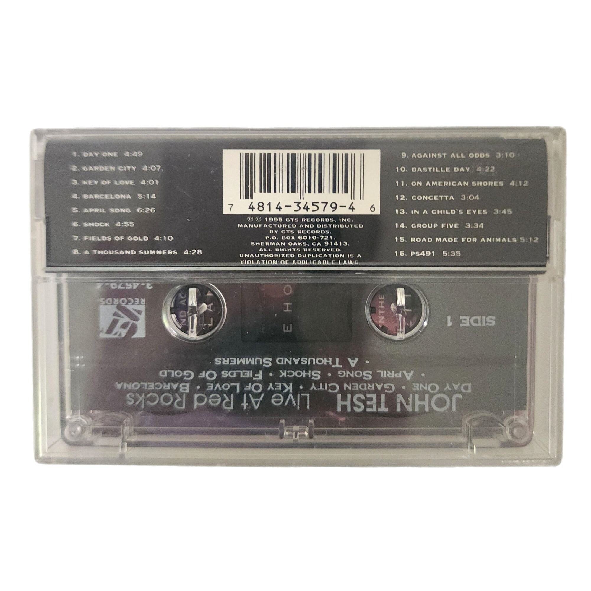 John Tesh Live at Red Rocks Cassette Tape 1995 GTS Records New Age ...