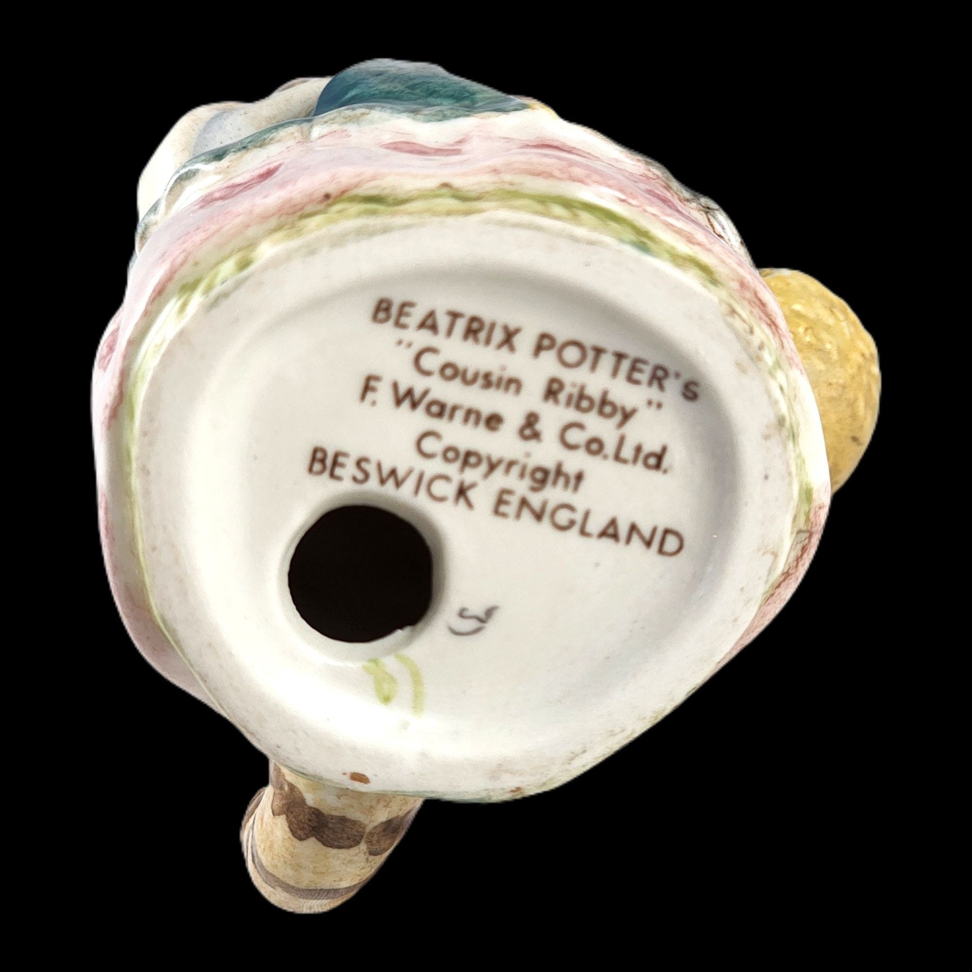 Beatrix Potter Figurine England Cousin Ribby Cat Peter Rabbit - Etsy