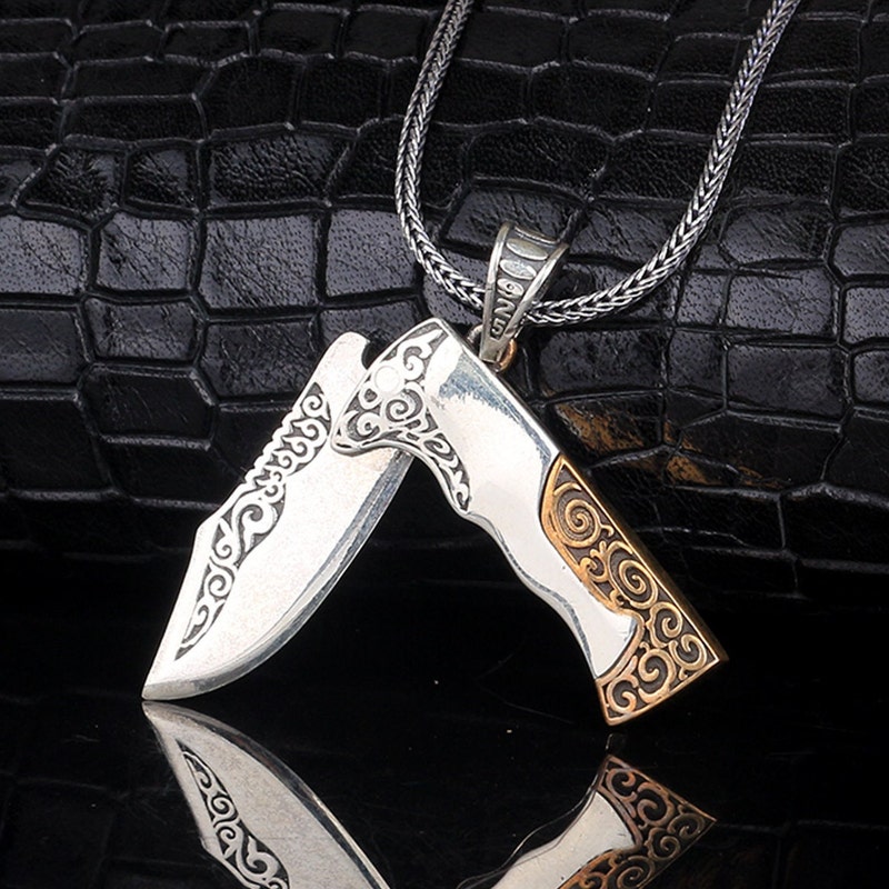 Pocket Knife Pendant - Etsy