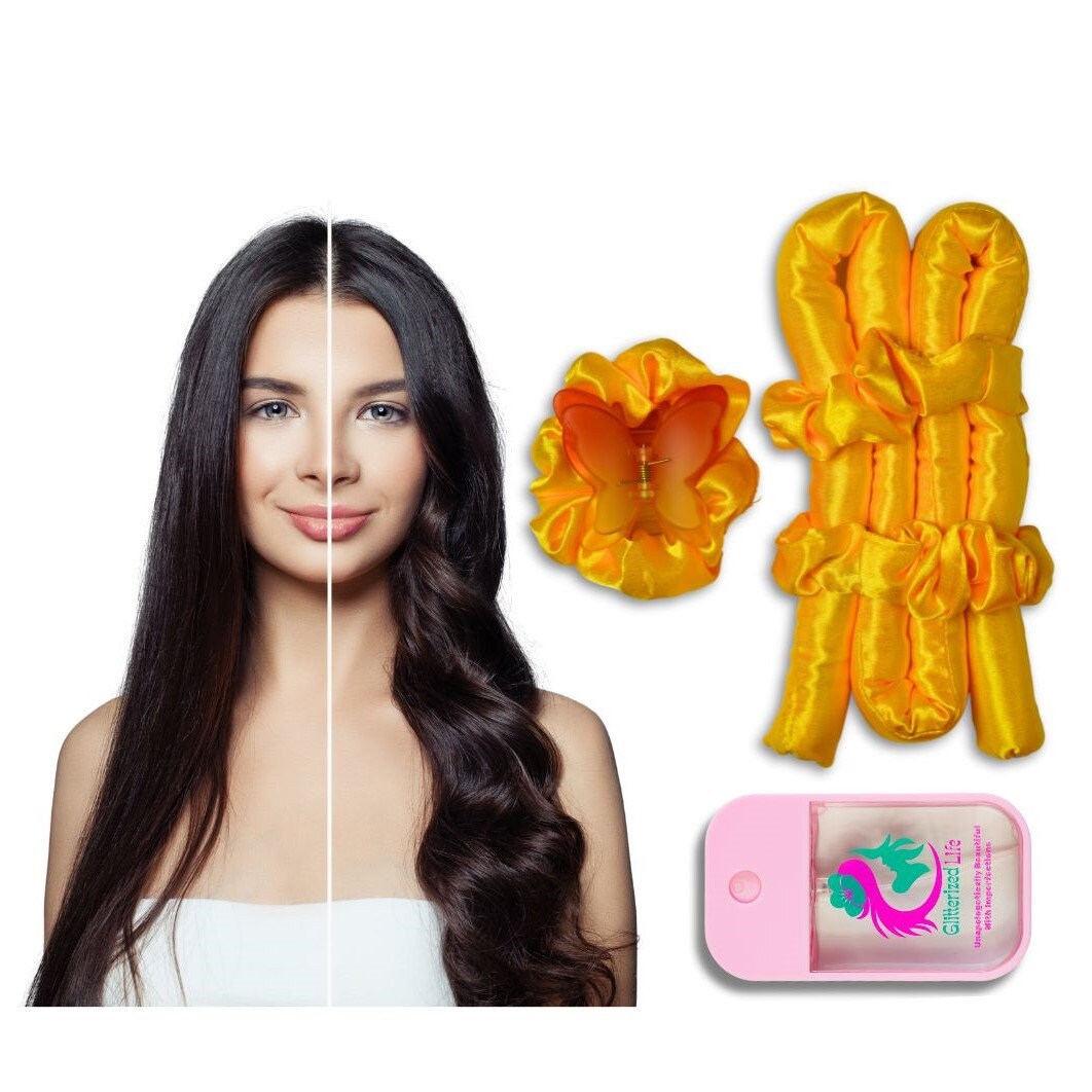 GL Heatless Curler Set With Butterfly Claw Clip - Etsy