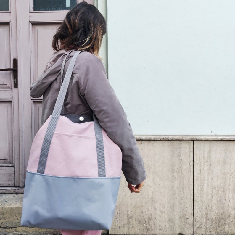 Drawstring Pouch Patten, Project Bag Sewing Pattern, Easy Bucket Bag ...