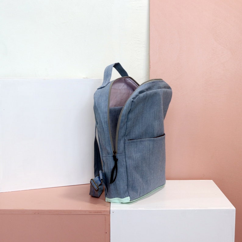 PDF Pattern Backpack, Backpack Sewing Pattern, Backpack With Adjustable ...