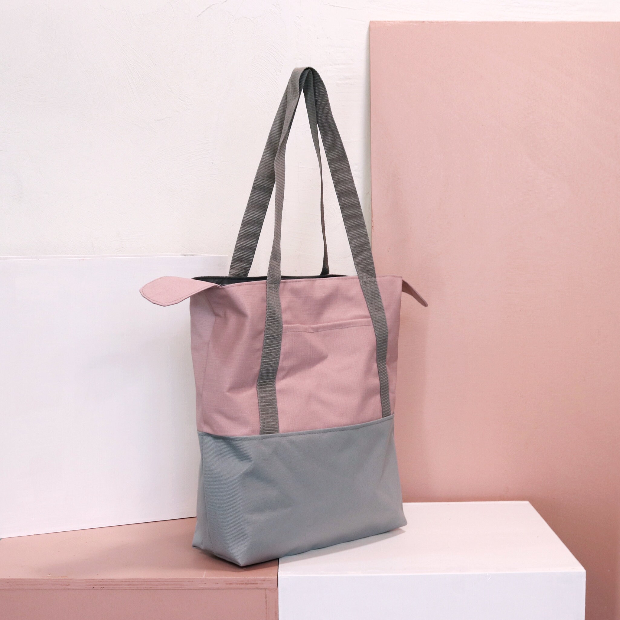 Simple Tote Bag PDF Sewing Pattern With Video, 2 Size Pattern - Etsy