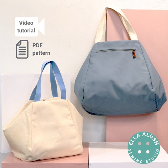 Sewing Pattern for Cubic Bag DIY Big Bag Pattern - Etsy