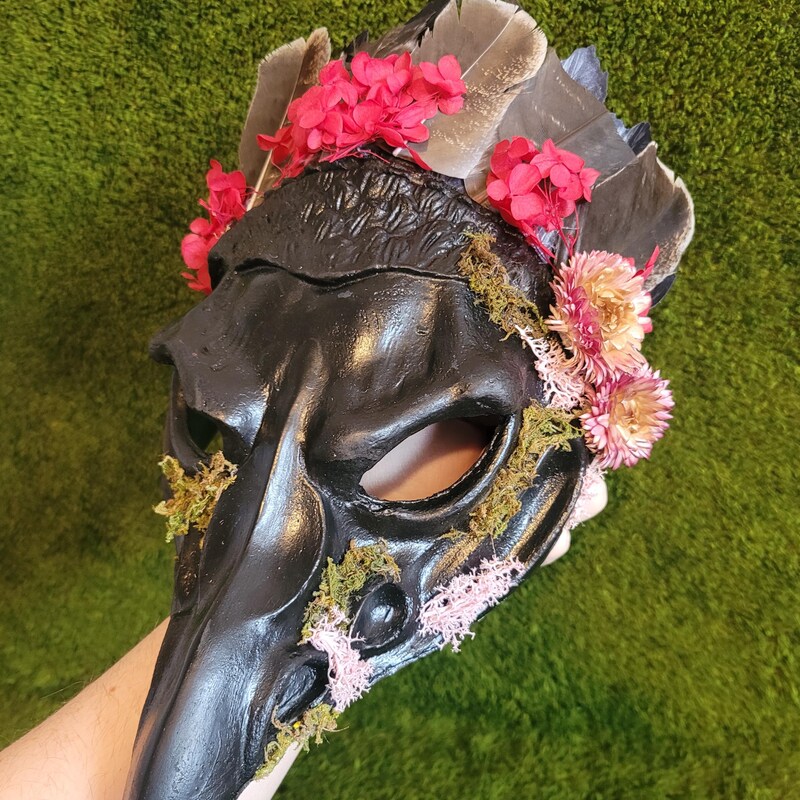 Crow Mask - Etsy