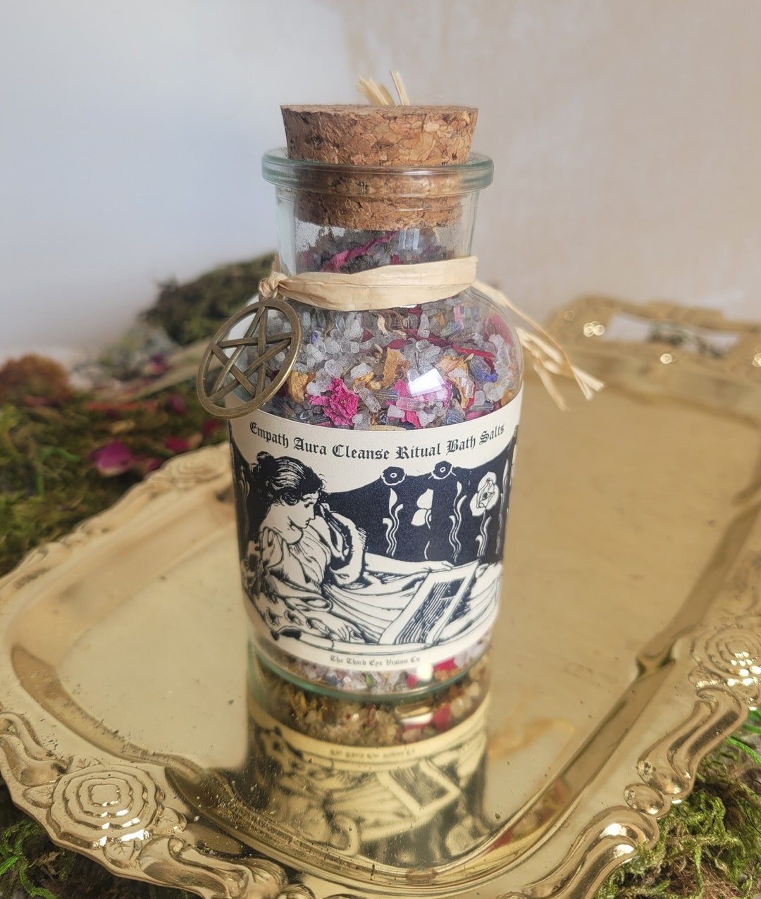 Empath Aura Cleanse Bath Salts Ritual Bath Spell for Empaths - Etsy
