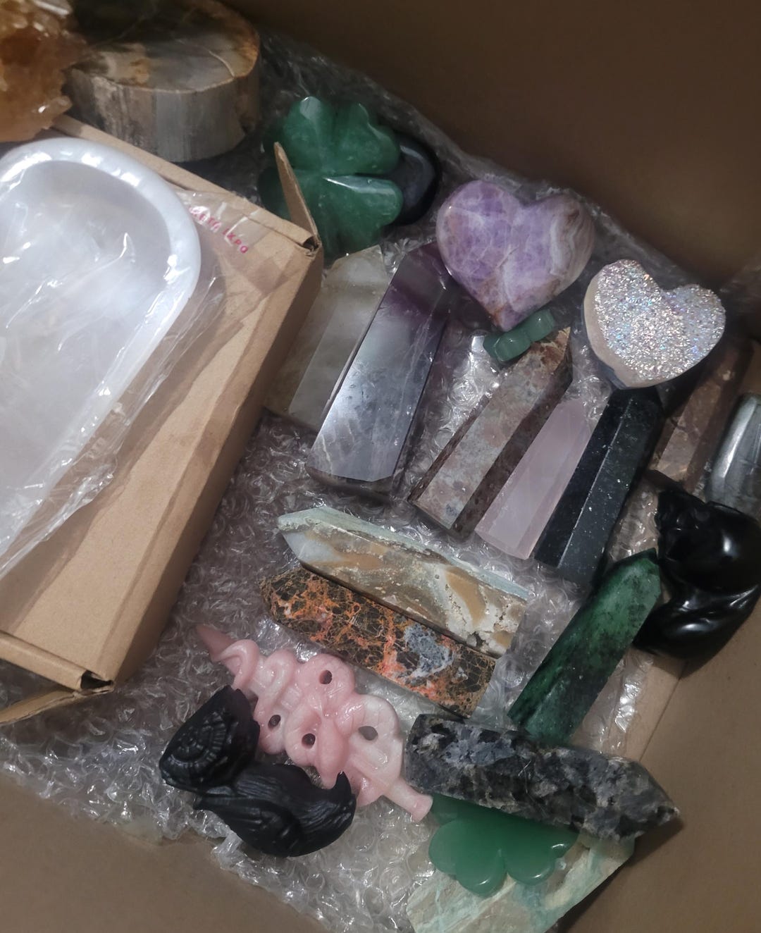 SLIGHTLY DAMAGED Crystal Bundle Lot Mystery Box Sale Huge Savings ...