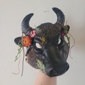 Buffalo Mask Antlers Skull Pagan Ritual Beltane May Day Festivals ...
