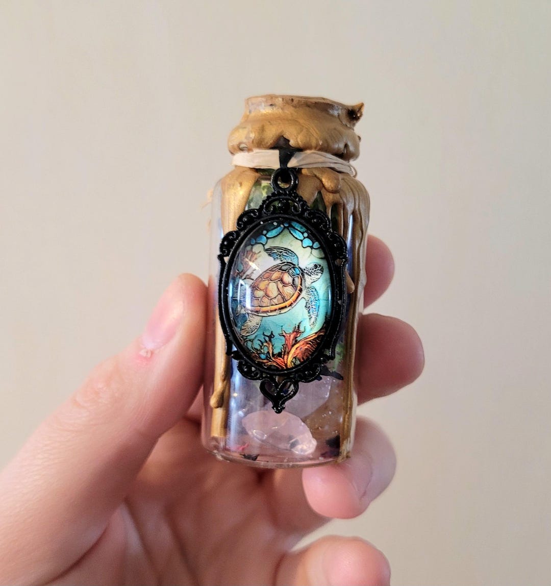 Sea Turtle Totem Animal Spell Jar Spirit Animal Ancient Wisdom, and ...