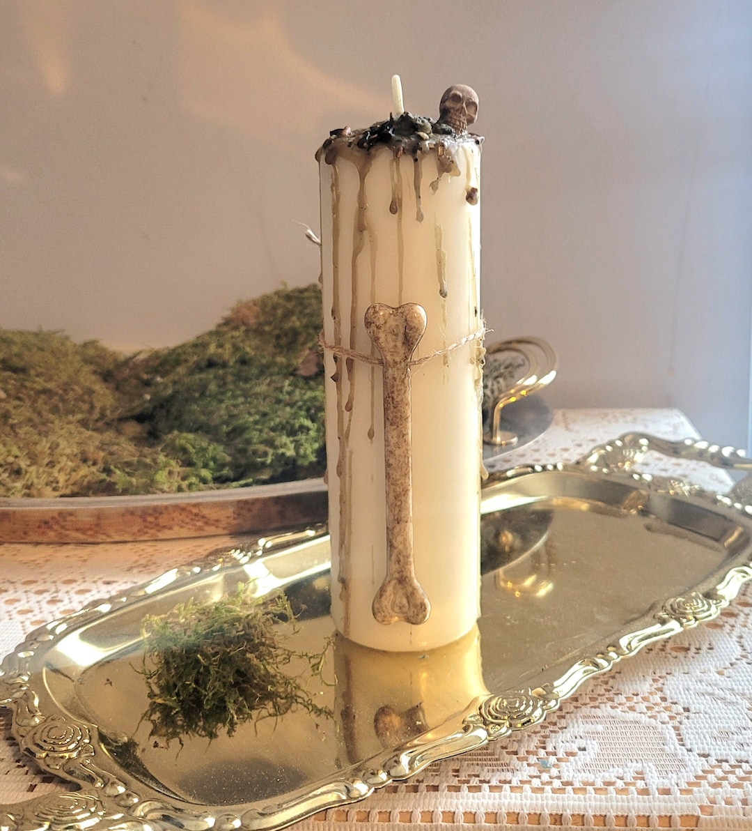 Ancestor Spell Candle Spirit Communication Offering Candle Samhain or ...