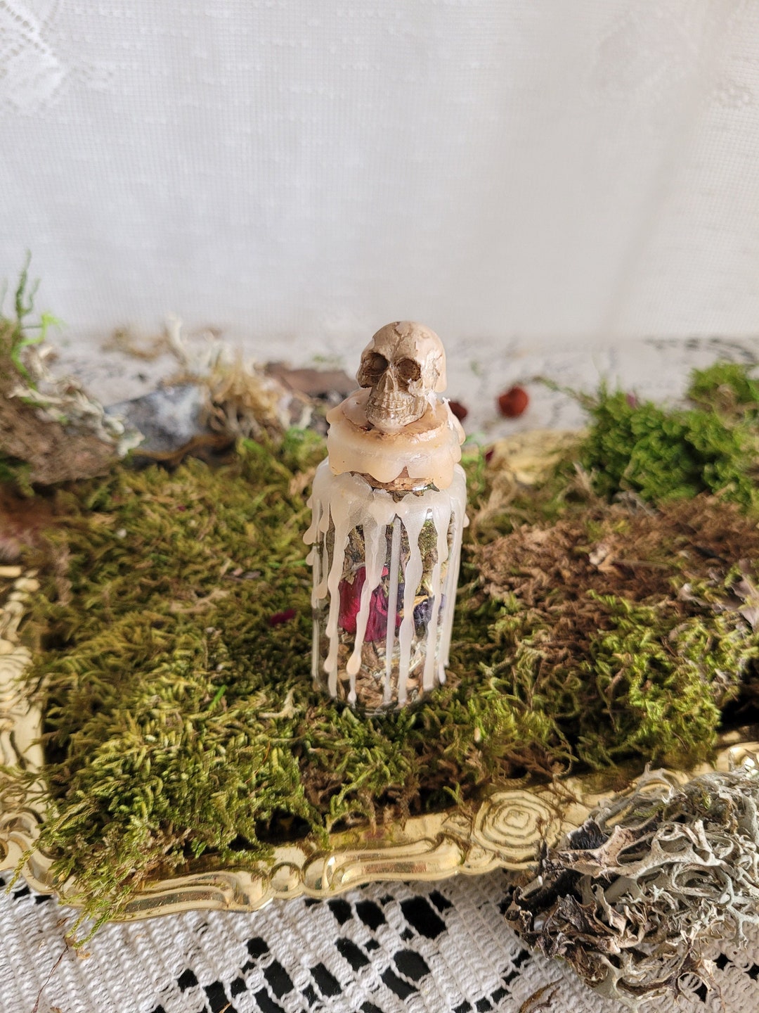 Spirit Connection Ancestor Altar Second Sight Spell Jar Samhain Day of ...