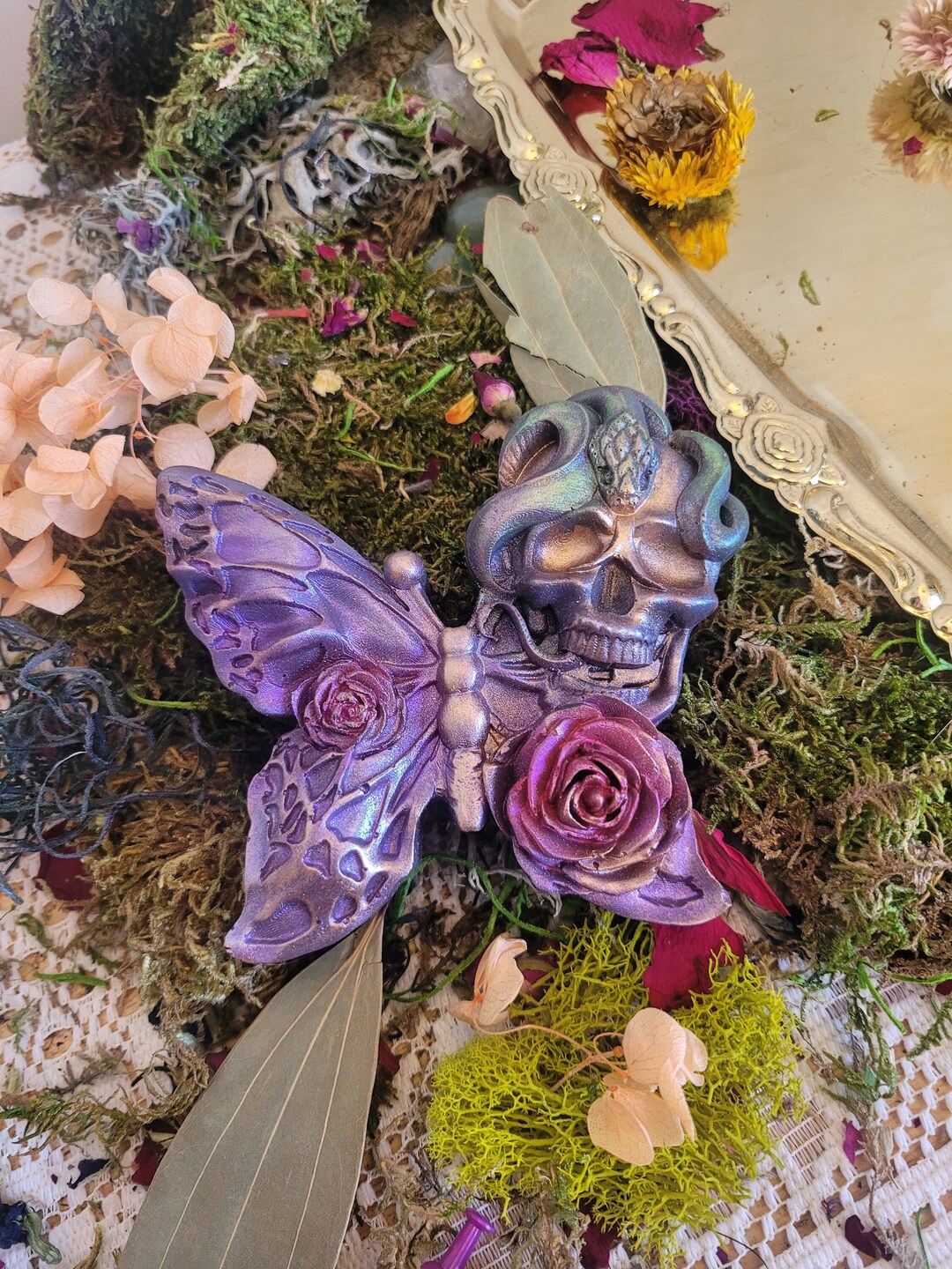 Butterfly Skull and Snake Soap Growth and Transformation Spell Soap ...