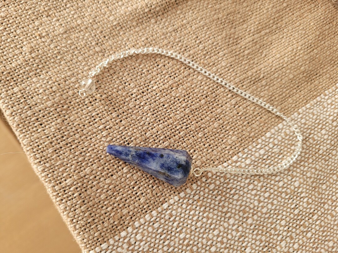 Blue Sodalite Pendulum Dowsing Psychic Witch Gift Wiccan Crystal - Etsy
