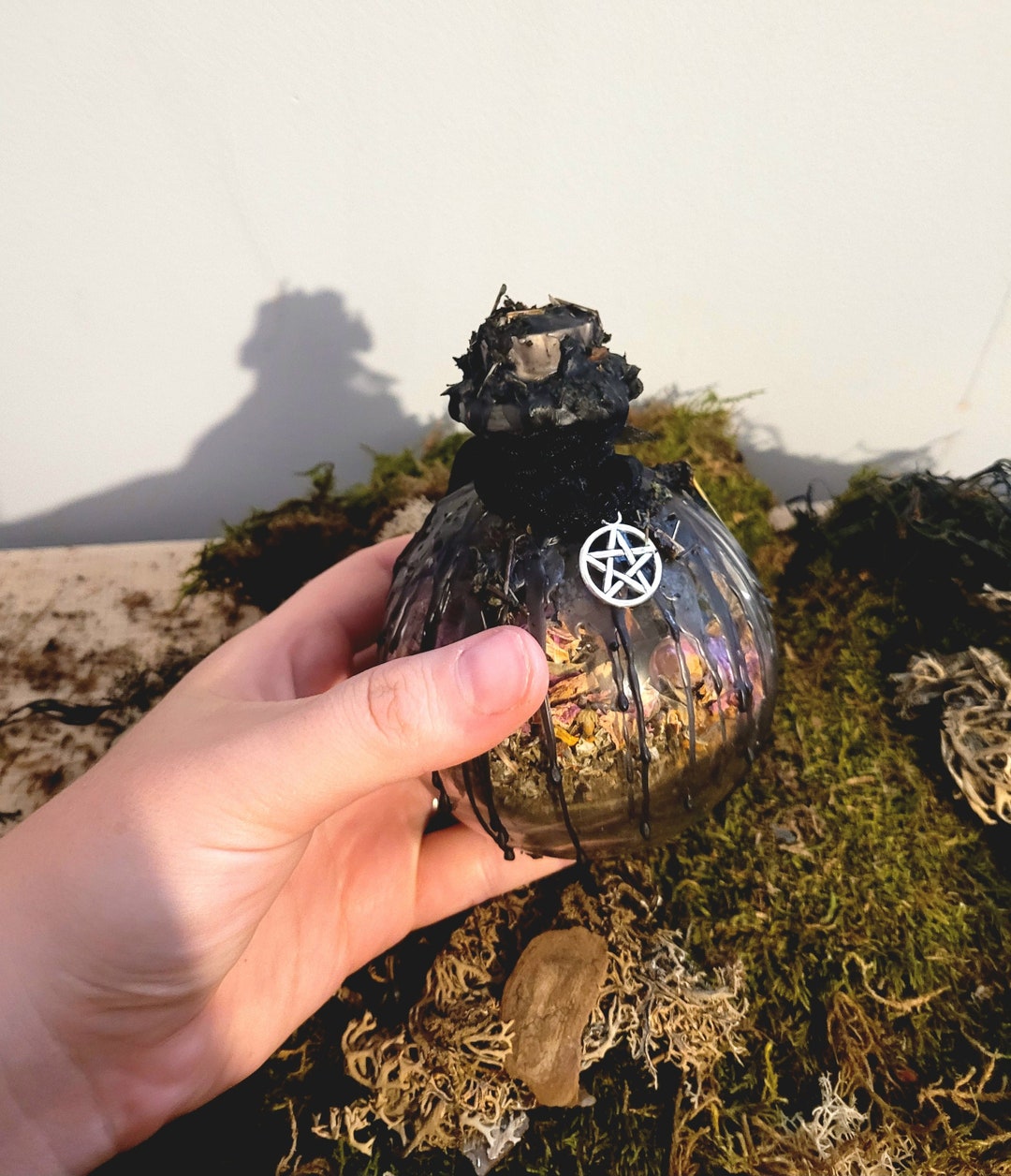 Banish and Protect Spell Jar Intention Jar Spell Bottle Large Gift for ...