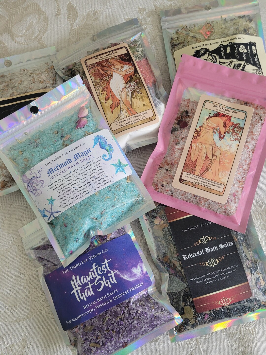 10 Pack Bath Bath Salts Bundle Ritual Bath Wicca Gift Mothers Day ...