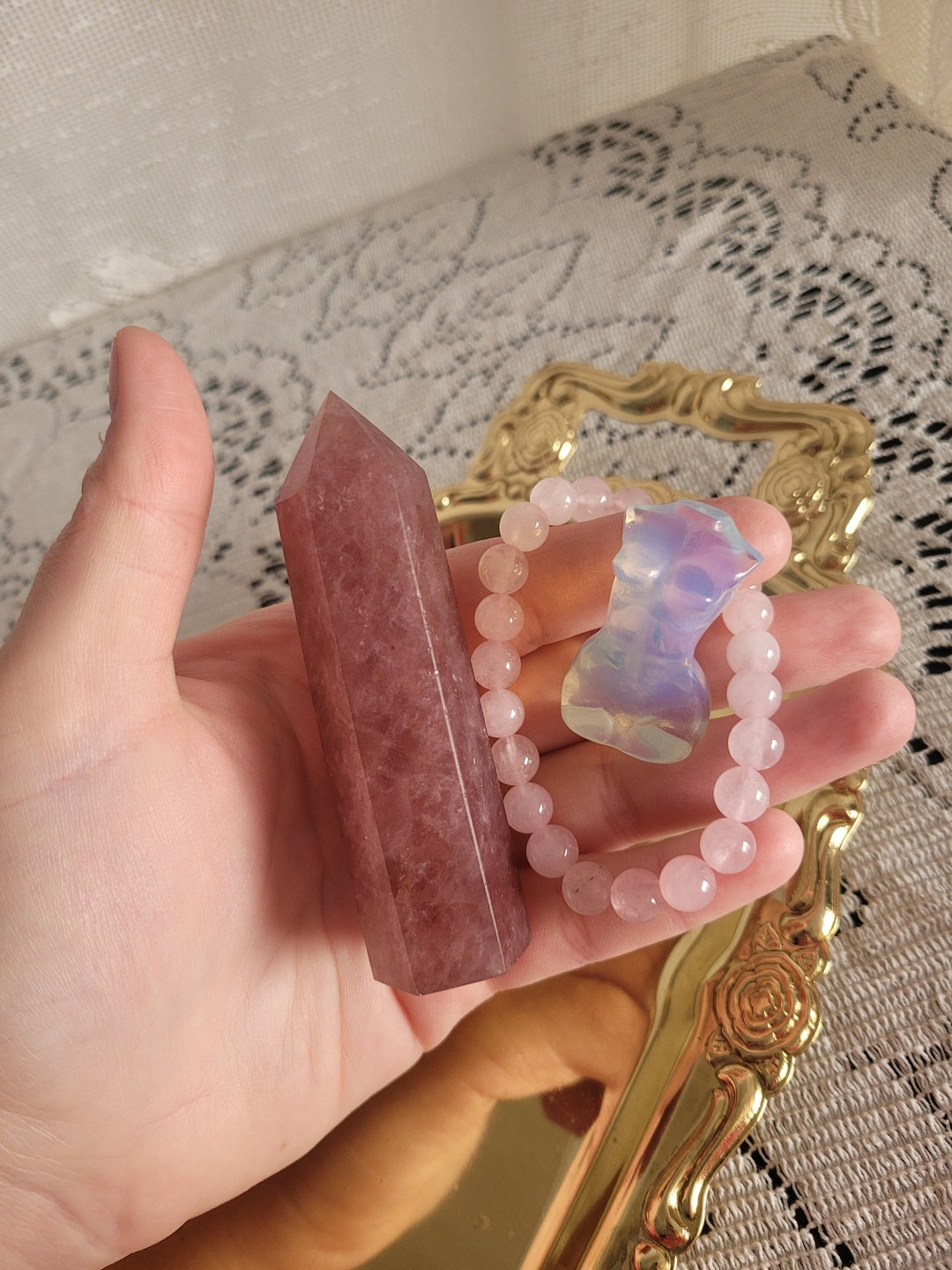 Gorgeous Crystal Set Intention Self Love and Love Love Crystals Set ...