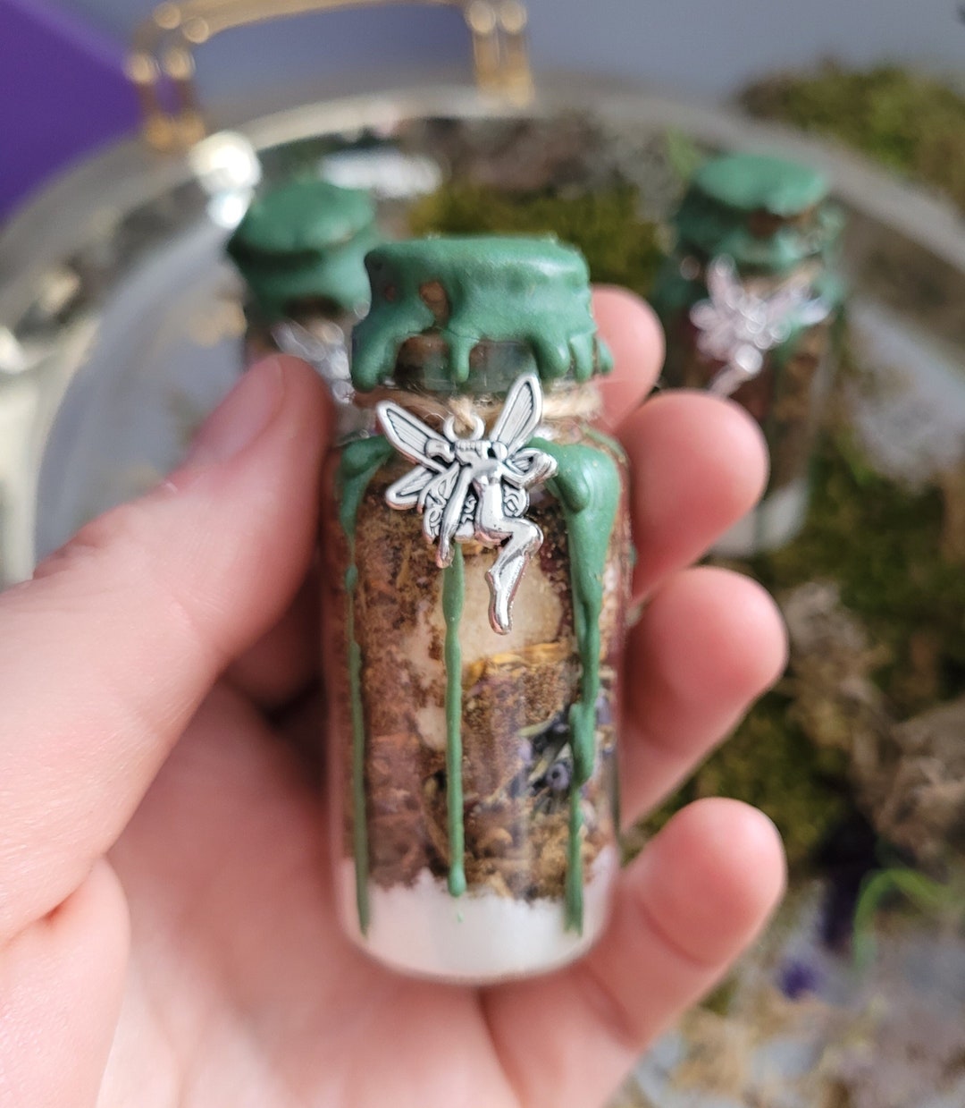 Fairy Spell Jar Fae Offering Jar Attract the Fairies Fairy Magic - Etsy