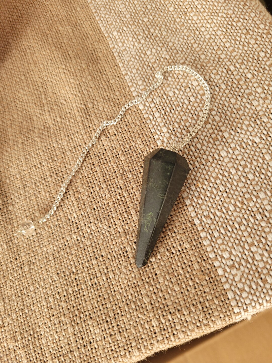Black Tourmaline Pendulum Dowsing Psychic Witch Gift Wiccan Crystal - Etsy