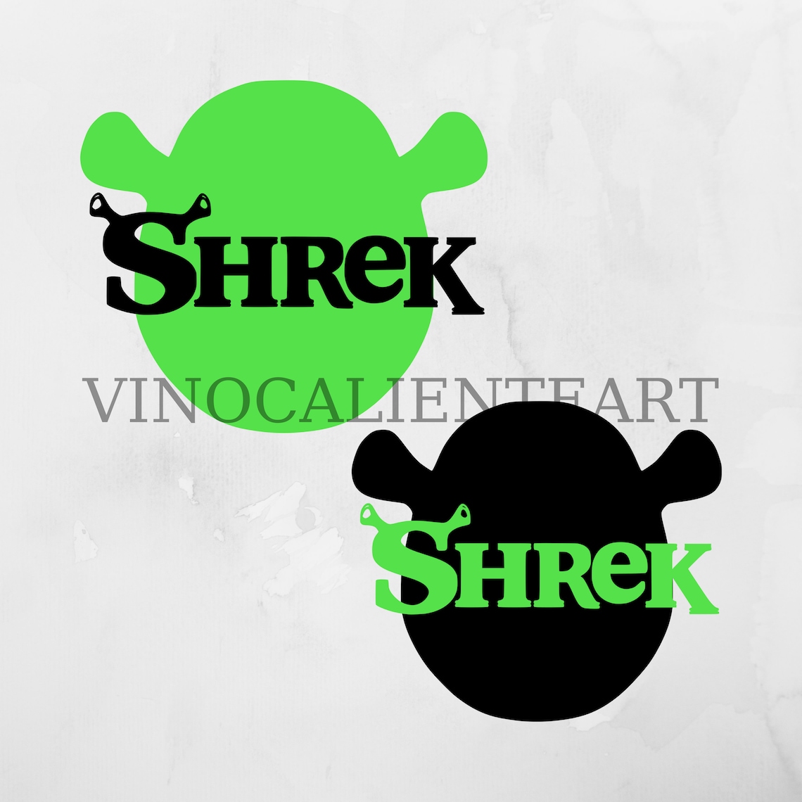 Shrek SVG Shrek Vector Clipart Shrek Cricut Shrek SVG - Etsy India