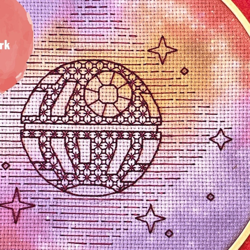 Death Star Cross Stitch - Etsy
