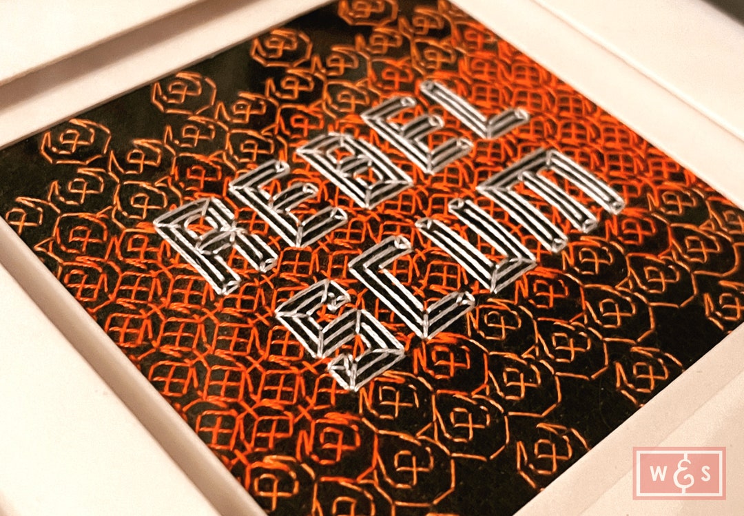 Rebel Scum A Modern Blackwork Embroidery Pattern - Etsy