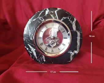 Marble Clock | Etsy