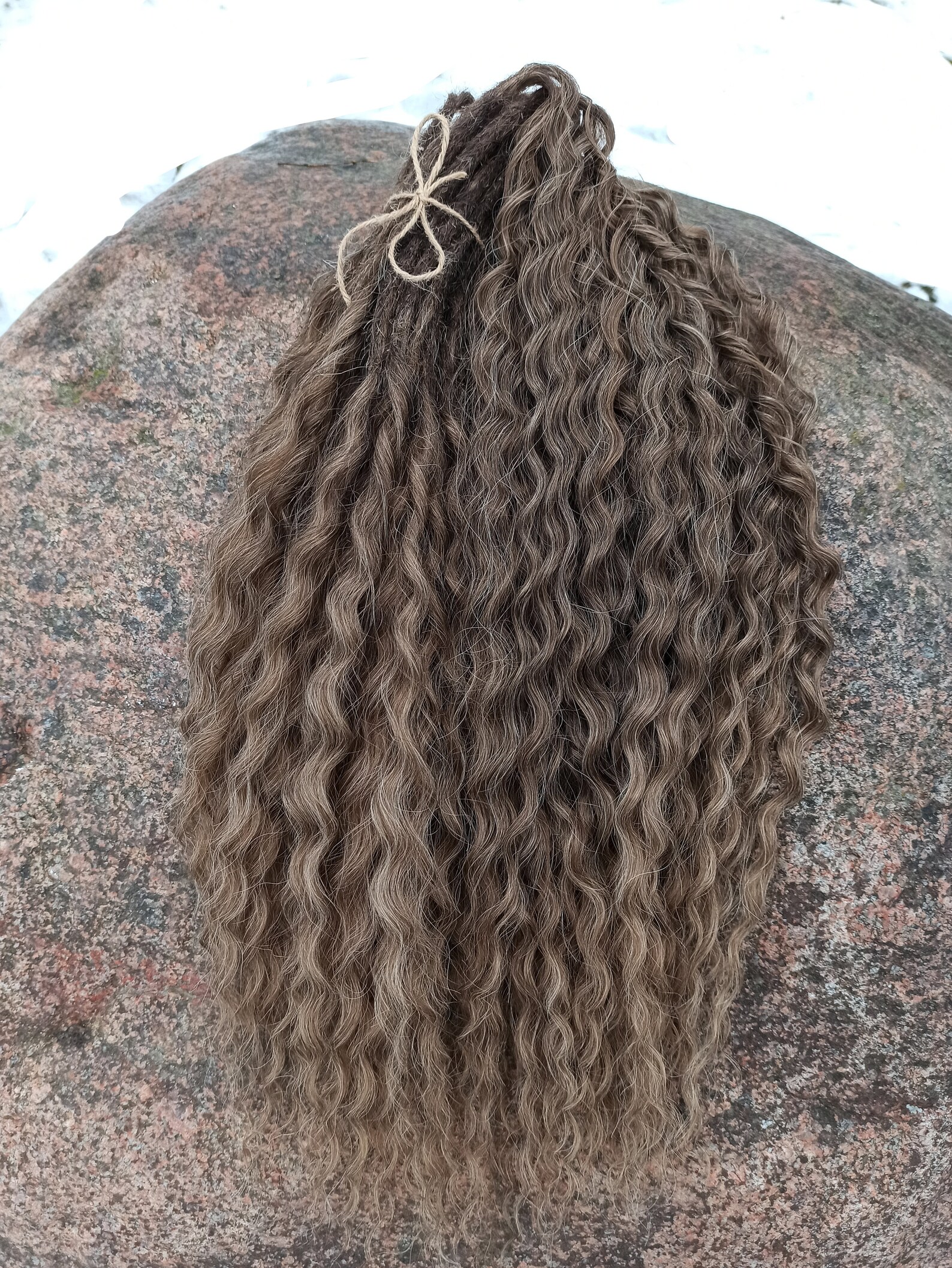 DE/ SE Curly Synthetic Dreads Extensions Wavy Dreads Curly - Etsy