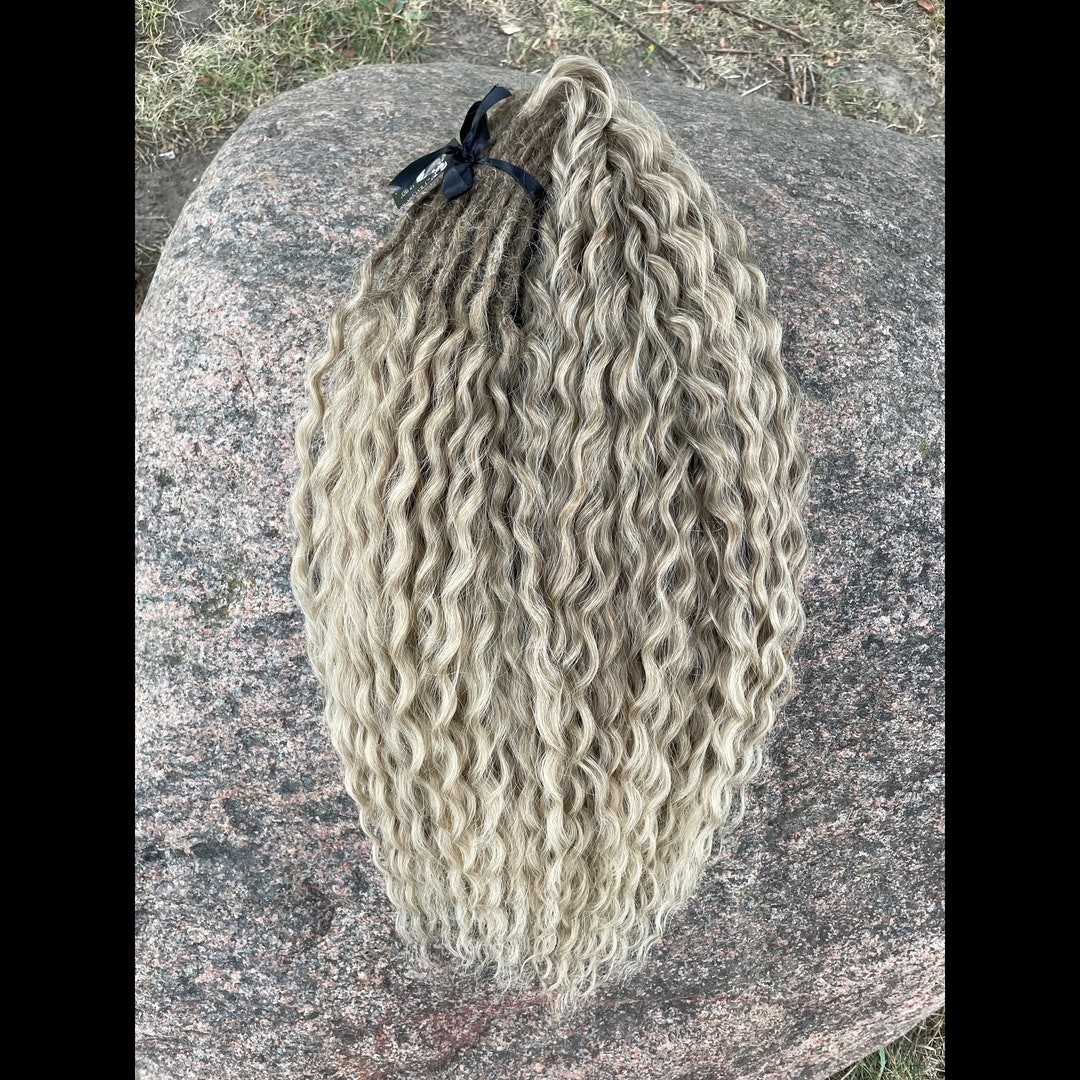 Curly Synthetic Dreads Extensions. Synthetic Dreadlocks - Etsy
